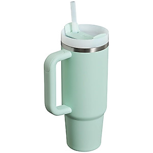 STANLEY Quencher H2.0 FlowState Stainless Steel Vacuum Insulated Tumbler with Lid and Straw for Water, Iced Tea or Coffee (MInt, 40 oz)