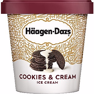 Haagen-Dazs, Cookies and Ice Cream, Pint (8 Count)