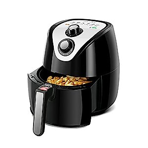 Secura Air Fryer 3.4Qt / 3.2L 1500-Watt Electric Hot XL Air Fryers Oven Oil Free Nonstick Cooker with/Recipes for Frying, Roasting, Grilling, Baking