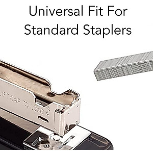 Staples 4 Pack - 20,000 Premium Staples S.F.3 - Heavy Duty Chisel Point Premium Staples 1/4 Inch Staple - Staples for Stapler Jam Free Office Staples for Standard Stapler