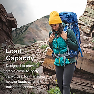 Osprey Ariel 65L Women's Backpacking Backpack, Ceramic Blue, WM/L, Extended Fit