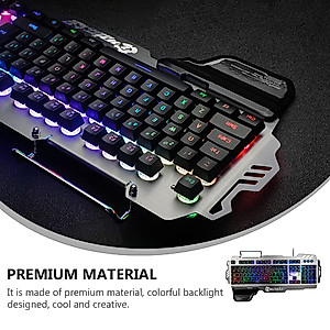 SOLUSTRE Gaming backlit keyboard wireless keyboards Laptop Keyboard keybar Laptop Accessory Notebook Keyboard desktop keyboard keybord wireless keyboard for laptop Metal Accessories abs