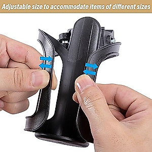 Adnee 6pcs Tree Stand Cup Holder Hunting- Cup Holder for Treestand Hunting -Universal 360 Degrees Rotation Bottle Holder for Hunting Bike Stroller Walker Wheelchair Fishing