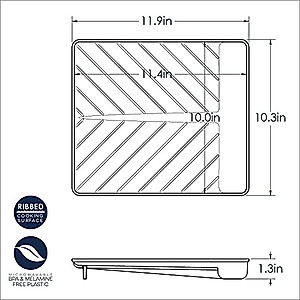 Nordic Ware Nordicware 60150 Microwave, White Large Slanted Bacon Tray and Food Defroster