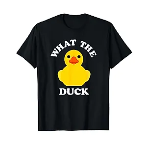 Cute Rubber Duck Lover Bird Quack Duckies Funny Rubber Ducky T-Shirt
