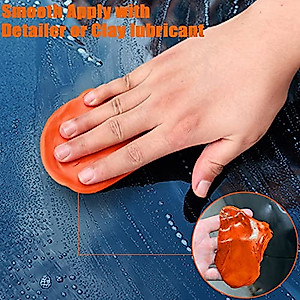 Autokcan Car Clay Bar, 4 Pack X 100g Premium Magic Car Clay Bars Auto Detailing with Washing and Adsorption Capacity for Car, Glass and More Cleaning