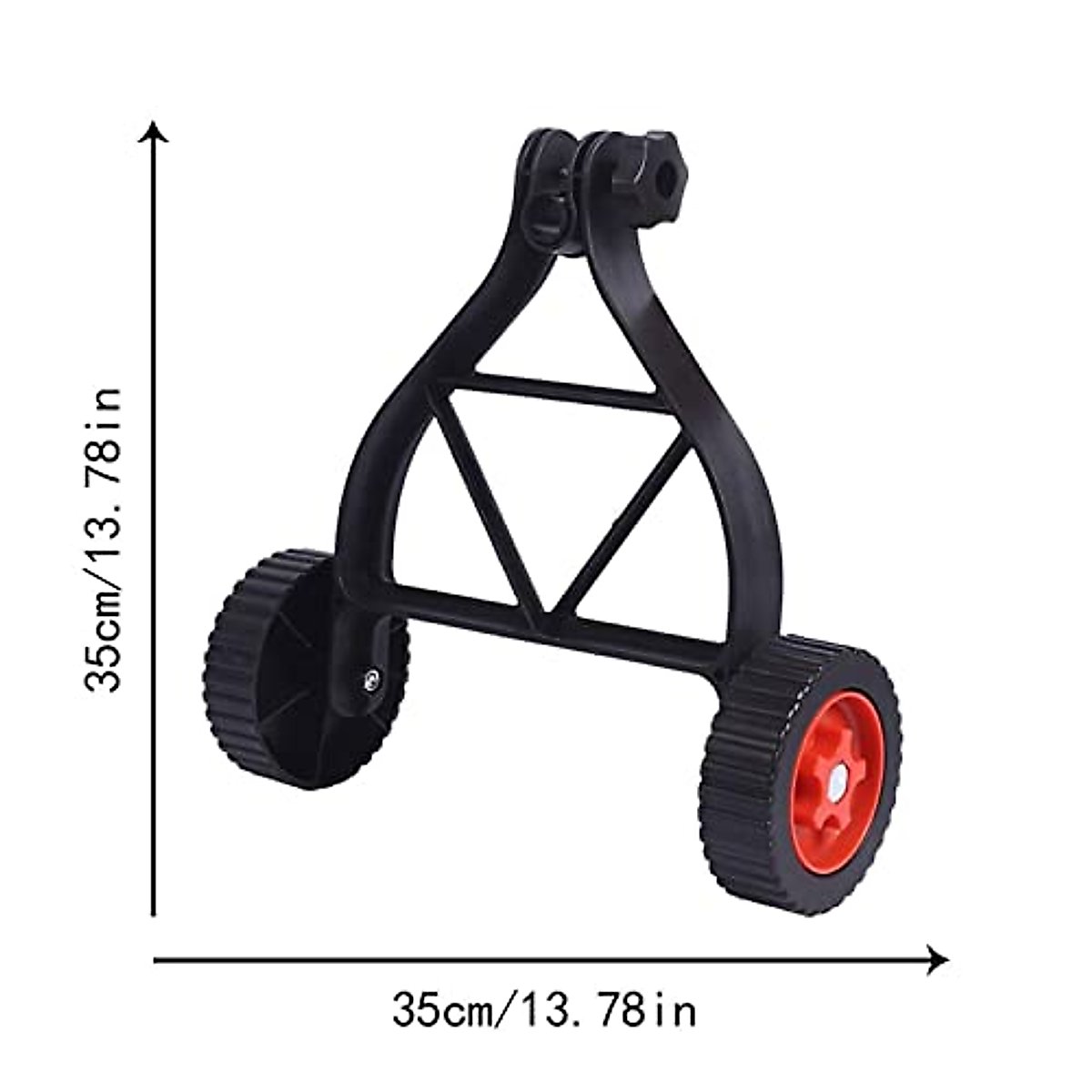 FEBUD Universal String Trimmer Wheel for Cordless Grass Eater, Adjustable Support Auxiliary Wacker Attachment