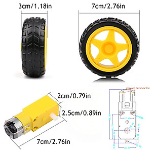 Professional 4WD Robot Smart Car Chassis Kit C101 with Speed Encoder TT Motor, Metal Wheeled Robotic Model Sciences Experiment Platform for Arduino/Raspberry Pie/Microbit STEAM Competition
