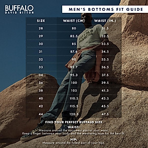 Buffalo David Bitton Men's Relaxed Straight Dean Denim Shorts, Black S23, 32