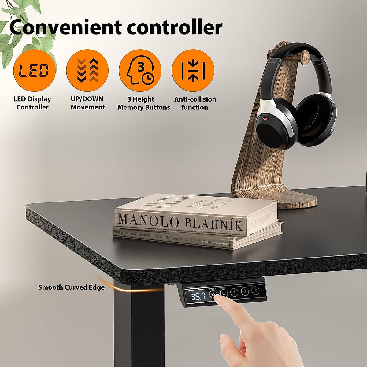 XINYAO L Shaped Standing Desk Adjustable Height 63 x 55 Corner Standing Desk Electric Sit Stand Up Computer Desk L Shaped for Gaming Working Studying Coner Workstation Office Home (Black)