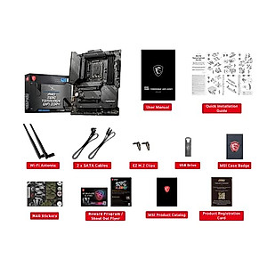 MSI MAG Z690 Tomahawk WiFi DDR4 Gaming Motherboard (ATX, 12th Gen Intel Core, LGA 1700 Socket, DDR4, PCIe 4, CFX, M.2 Slots, Wi-Fi 6)