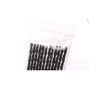 (12-Pack) 9/64" x 6" Aircraft Extension Black Oxide Drill Bit 135° HSS, OAL: 6"