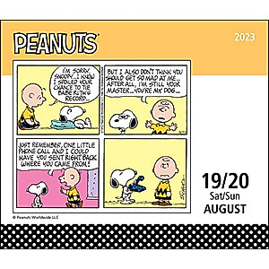 Peanuts 2023 Day-to-Day Calendar