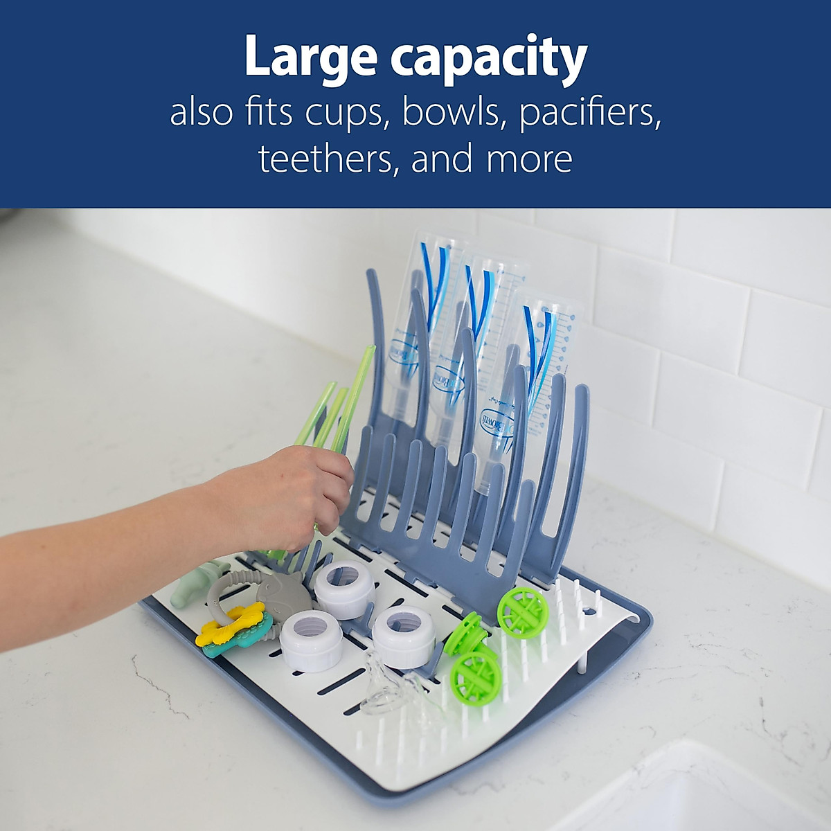 Dr. Brown's Universal Baby Bottle and Accessory Drying Rack