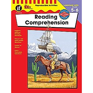 Carson Dellosa | Reading Comprehension Workbook | 5th–6th Grade, 128pgs (The 100+ Series™)