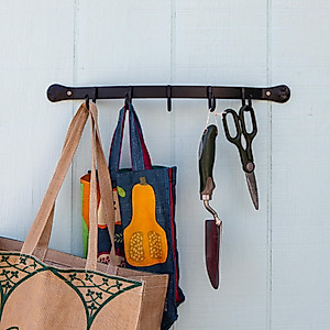 Garden Tool Bracket with 5 Hooks