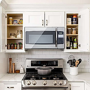 Over The Range Microwave 30 Inch with Vent, 1.6 Cu. Ft. Rangetop Microwave with Sensor Cook in Smudge-Proof Stainless Steel