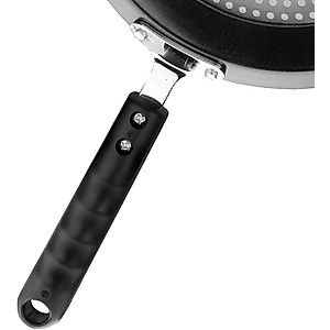 IBILI Crepe Pan Nonstick 9 Inch, Dosa Roti Tawa Tortilla Pan, Flat Frying Pan, Bakelite Handle, Induction Compatible PFOA Free, Made in Spain