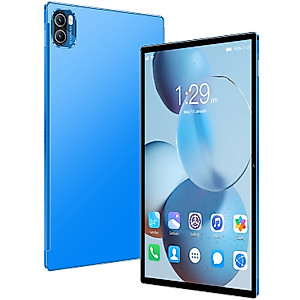 10.1 inch X5 Pro Tablet, 4+32G Full Screen Tablets with Dual SIM Card Slots, Android 8, 1280x800 HD, WiFi, Bluetooth, GPS, 2MP/5MP Camera (Blue)