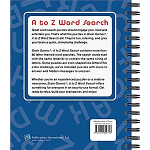 Brain Games - A to Z Word Search