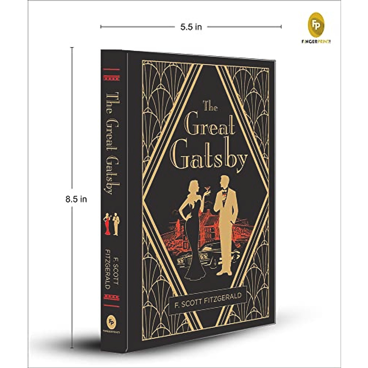 The Great Gatsby (Deluxe Hardbound Edition) (Fingerprint! Classics)