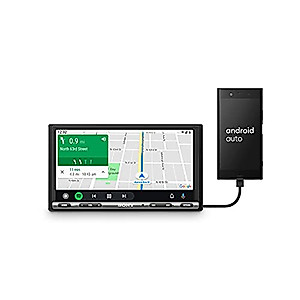 Sony 6.95 Inch - Apple Car Play/Android Auto Digital Media Receiver W/Bluetooth and Back Up Camera Input