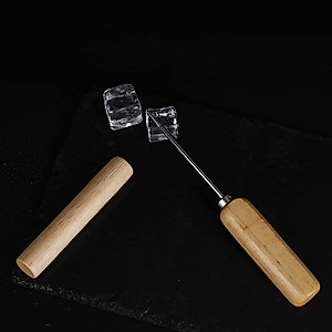 Ice Pick,1 Pcs Puer Puerh Tea Knife Needle Stainless Steel Ice Pick Tea Knife Needle Professional Tool for Restaurant Bar Home JfwuHap