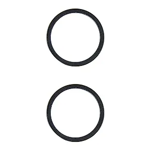 Camera Bezel Ring Set (Back, Set of 2) for Apple iPhone 12 & 12 Mini (Blue) (10 Pack) with Separator Card