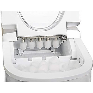 Frigidaire EFIC102 Counter Top Ice Maker, Silver, 26lb per day