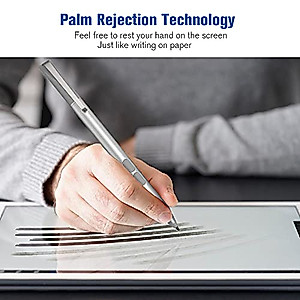 Pen Stylus for Surface Pro 9/8/X/7+/6/5/4/3/Surface 3, Surface Go 3/2/1, Surface Laptop/Studio/Book 4/3/2/1 with Palm Rejection, 1024 Levels Pressure, 2500h Working Hours