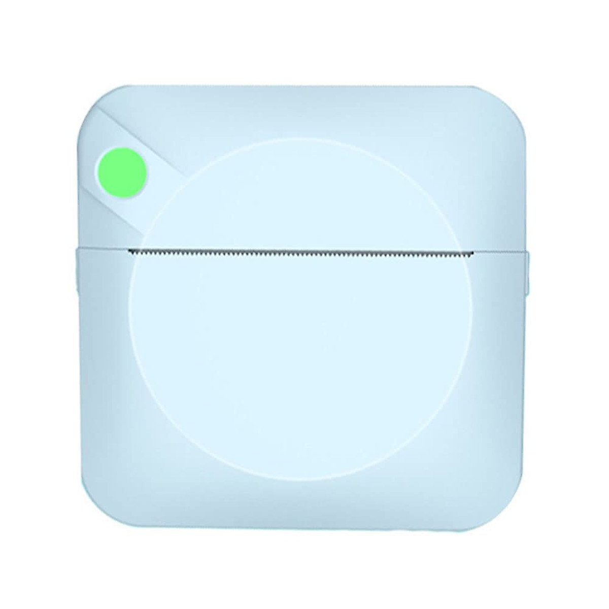 Wisoqu Mini Printer Pocket Mini Printer,200DPI Resolution Thermal Printing Ergonomic Printer,Wireless Mobile Photo Mini Printer Compatible with Android and iOS(Blue)