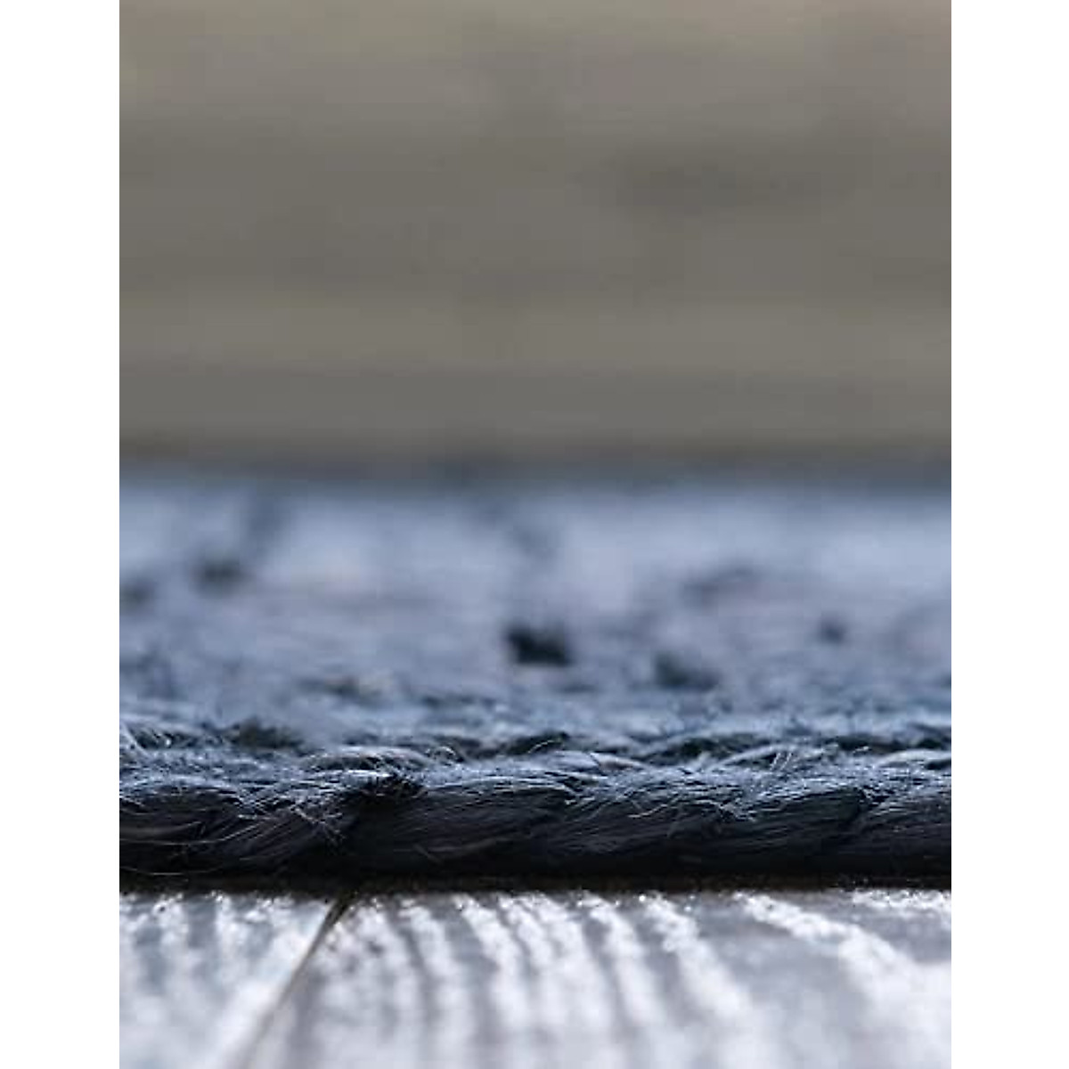 INDIGIFTHUB Rectangle Rug Hand Braided Area Rug Rustic Hipster Rug Eco Friendly Rug Large Turkish Rug for Living Indoor & Outdoor (Blue Dye) 4x6 Sq Feet