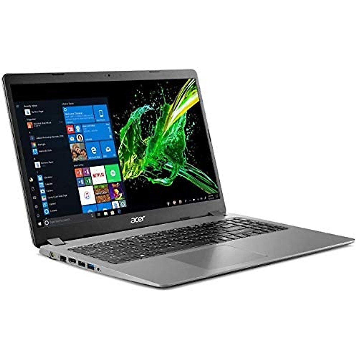 2020 Acer Aspire 3 15.6" Full HD 1080P Laptop PC, Intel Core i5-1035G1 Quad-Core Processor, 8GB DDR4 RAM, 256GB SSD, Ethernet, HDMI, Wi-Fi, Webcam, Numeric Keypad, Windows 10 Home, Steel Gray