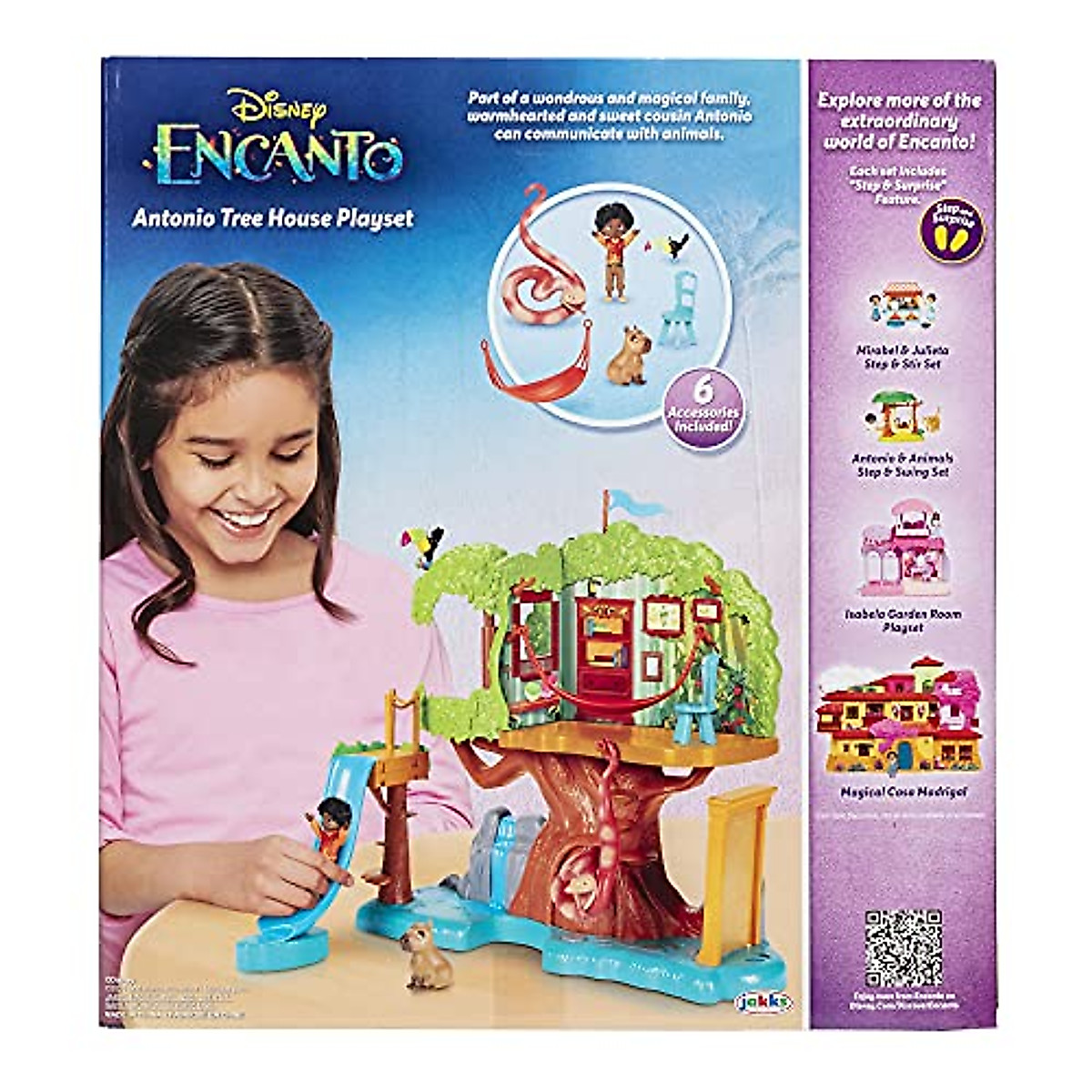 Disney Encanto Antonio's Tree House Playset with Antonio Doll Figure & Animal Friends