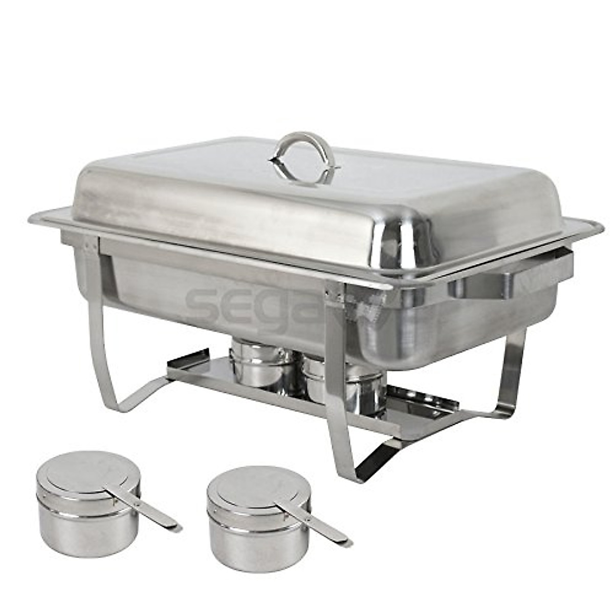 TimmyHouse Catering Stainless Steel Chafer Chafing Dish Sets 8 Qt Full Size Buffet 4 Pack