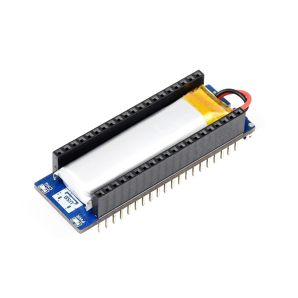 UPS Module B for Raspberry Pi Pico Board Uninterruptible Power Supply UPS HAT Power Management Expansion Board 5V,Monitoring Battery Operating Status via I2C Bus