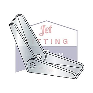 6-32 Toggle Wings | Steel | Zinc (Quantity: 100)