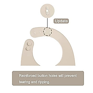 PandaEar 3 Pack Super Light Silicone Baby Bibs for Boys Girls| Waterproof Baby Bibs with Pocket Food Catcher, Soft Adjustable Silicone Feeding Bibs