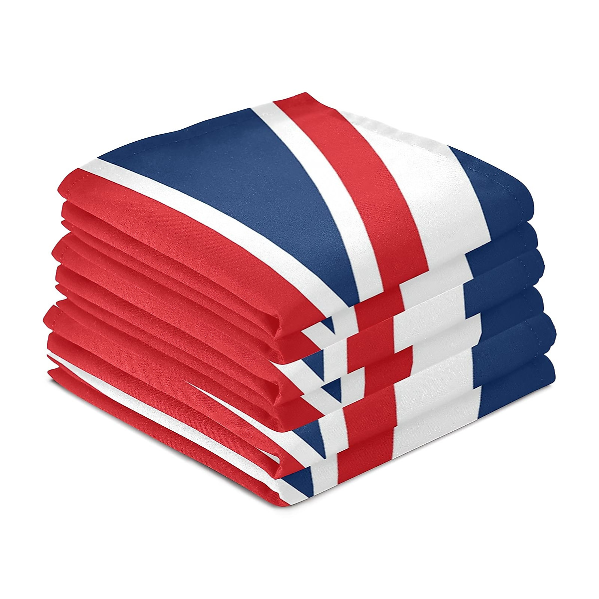 ALAZA British Flag London England Kitchen Towels Dish Bar Tea Towel Dishcloths 1 Pack Super Absorbent Soft 18 x 28 inches