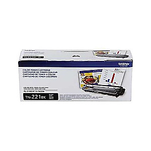 Brother Part# TN-221BK Black Toner Cartridge (OEM) 2,500 Pages