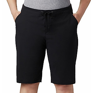 Columbia Women's Anytime Outdoor Long Short Shorts, black, 16x13