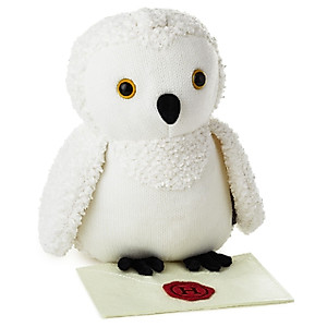 Hallmark Harry Potter Owl Stuffed Animal (Hedwig with Envelope) Gift for Fans, Kids, Adults