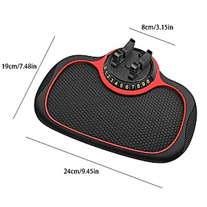 Multifunction Car Anti-Slip Mat Auto Phone Holder Car Dashboard Mat with Phone Holder in Car Auto Non-Slip Car Mats for Phone Holders