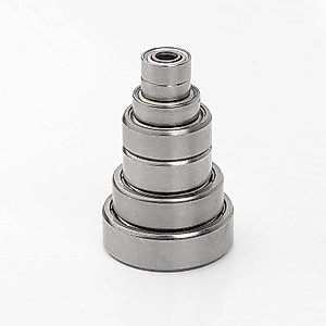 KOWOOD 24 Pieces Router bit Bearing Replacement Set KA-001 (for: 12B 12P 15M 15Plus 24A 24X(B) 35B 40A 70A)