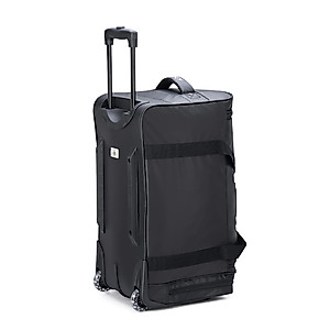 DELSEY Paris Raspail Carry On Rolling Wheeled Duffle Bag, Black
