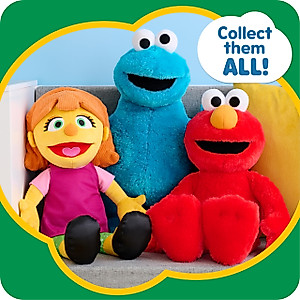 SESAME STREET Big Hugs 18-inch Large Plush Cookie Monster Stuffed Animal, Blue, Pretend Play, Kids Toys for Ages 18 Month by Just Play