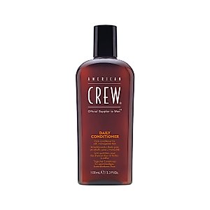Men's Conditioner by American Crew, Daily Conditioner for Soft, Manageable Hair, Naturally Derived, Vegan Formula, Citrus Mint, 3.3 Oz