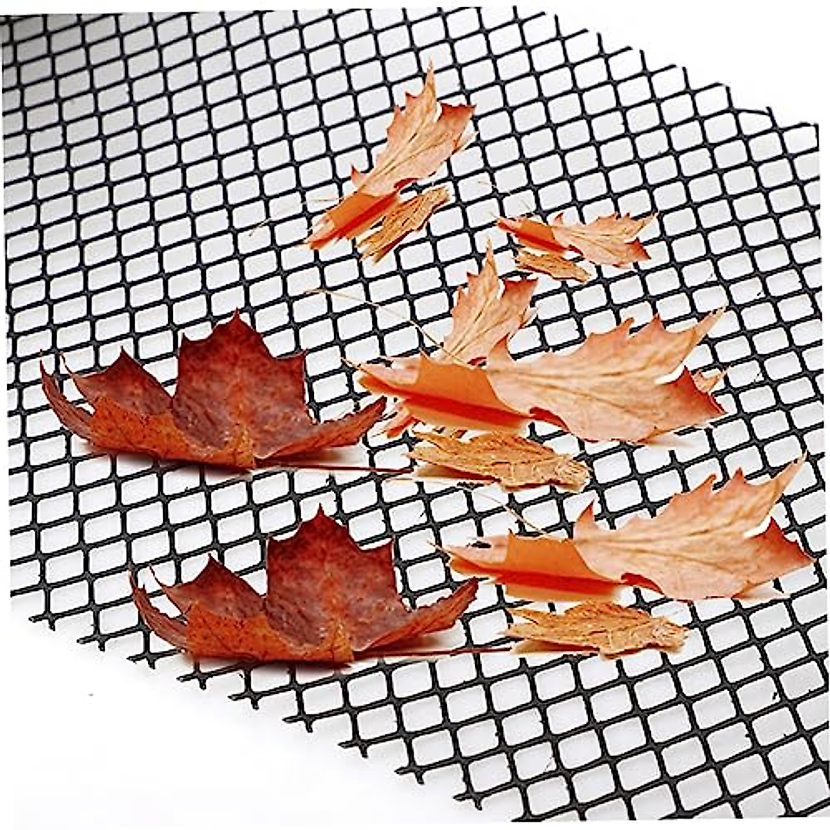 DOITOOL 1 Set Anti-Falling Net Roof Gutter Guard Mesh Fence Net Cover Mesh Strainer Downspout Filter Plastic Fencing Sink Nets Plastic Gutter Guard Plastic Gutter Guard Net Mesh Black Leaf