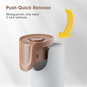 HeTian Handheld Electric Milk Frother, Battery Operated Froth Maker, Mini Blender & Electric Blender Coffee Milk Frother Perfect for Bulletproof Coffee, Matcha, Hot Chocolate