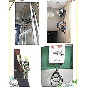 AKDXM AKDXMMultifunction Hanger Hose Butler, Garden Hose Holder Wall-Mounted,Super Load-Bearing,Non-Slip Protective Cover on The Bottom,Rust Proof Wrought Iron,B